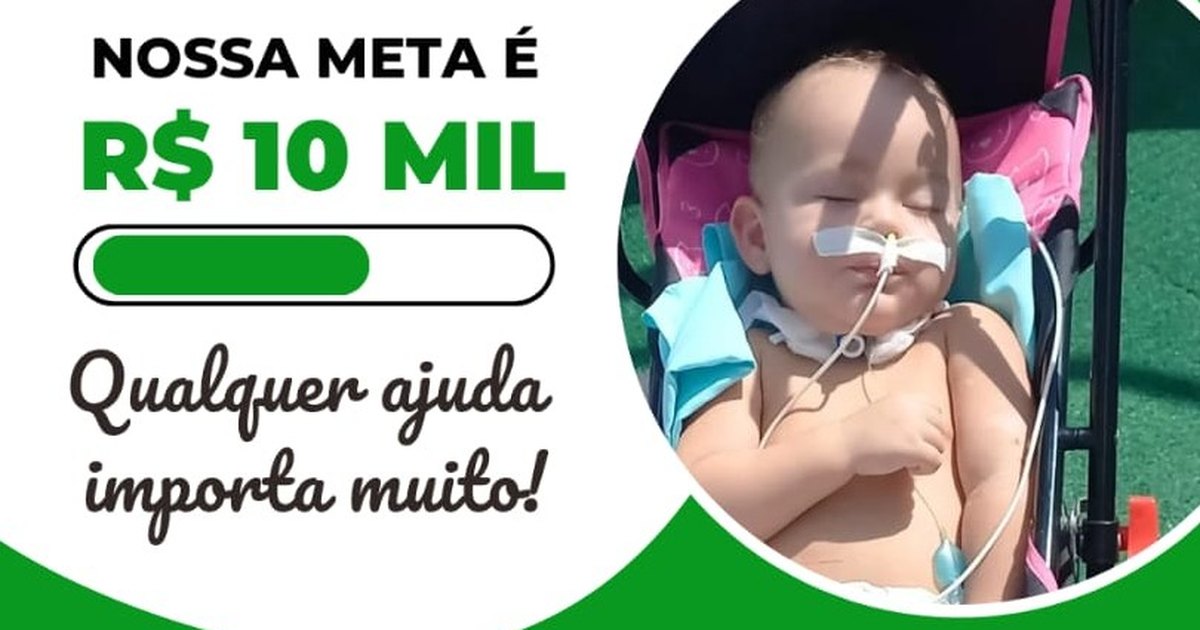 Arapiraquenses fazem vakinha para ajudar o pequeno Liam Gael, que luta contra a tuberculose e ...