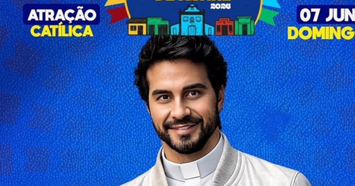 IA em cartaz de show do Padre Fábio de Melo na Bahia chama atenção na ...